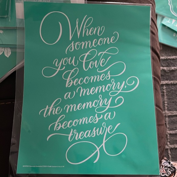 Chalk Couture | Other | Chalk Couture Treasured Memories 85 X 1 ...